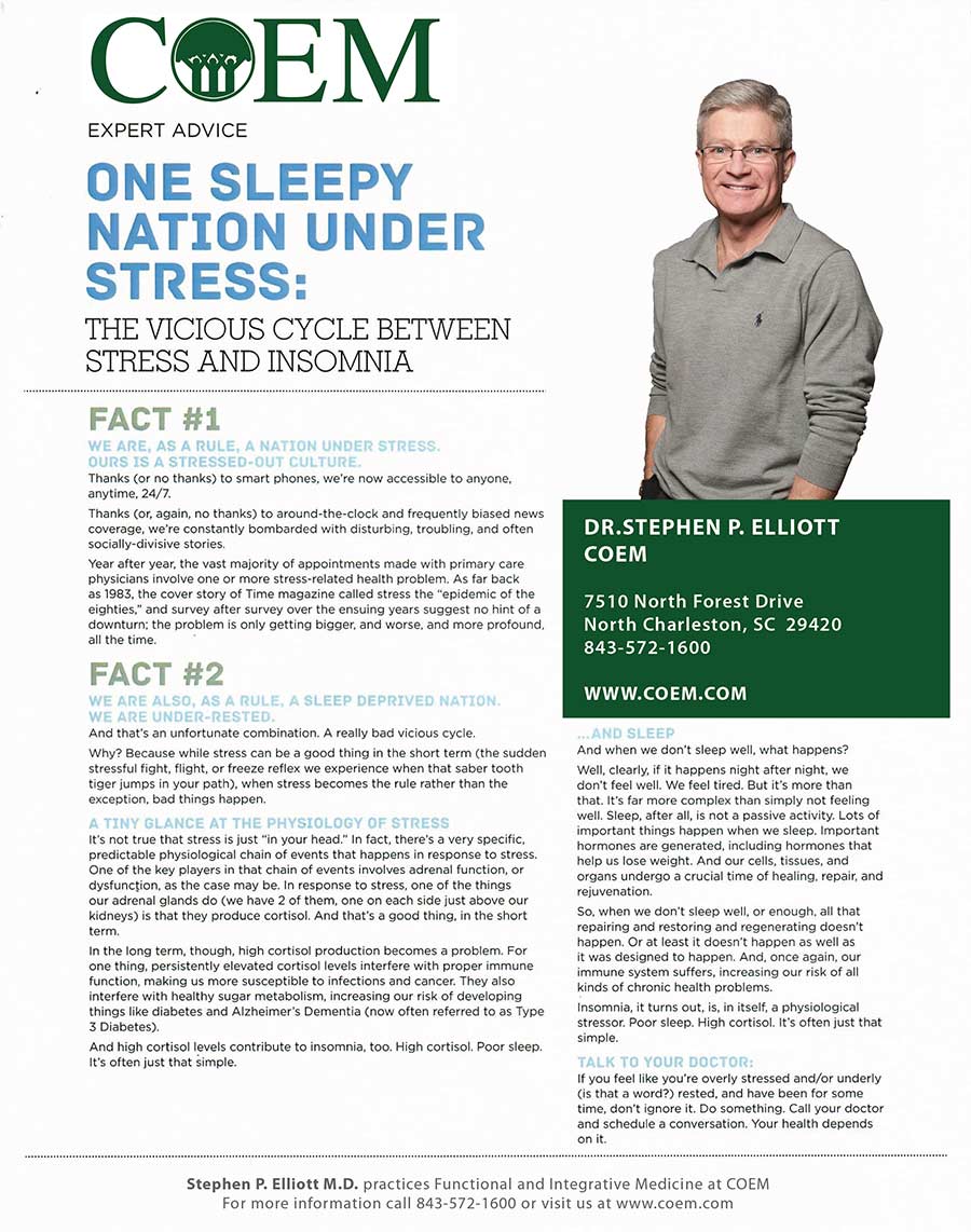 One Sleepy Nation Under Stress: The Vicious Cycle Between Stress and ...